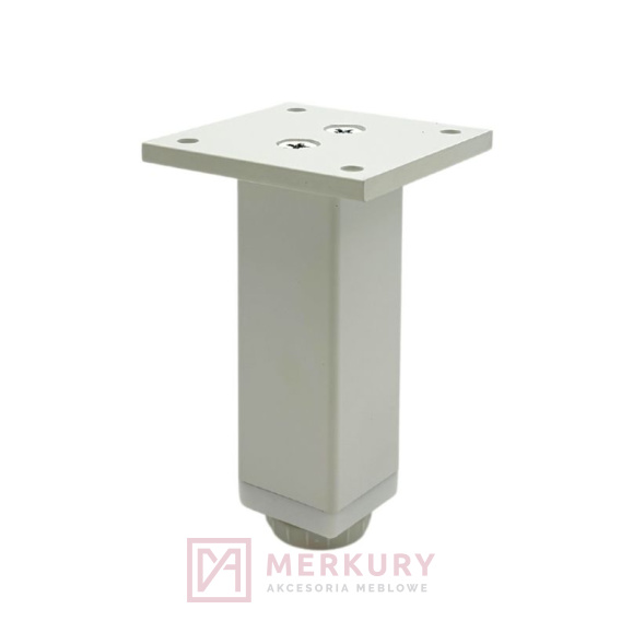 LG-010 | nóżka meblowa regulowana H-100 biała